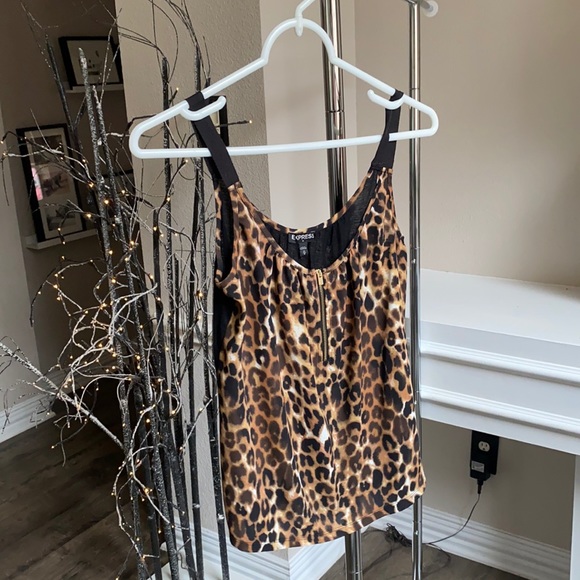 Express | Tops | Classy Cheetah Tank | Poshmark
